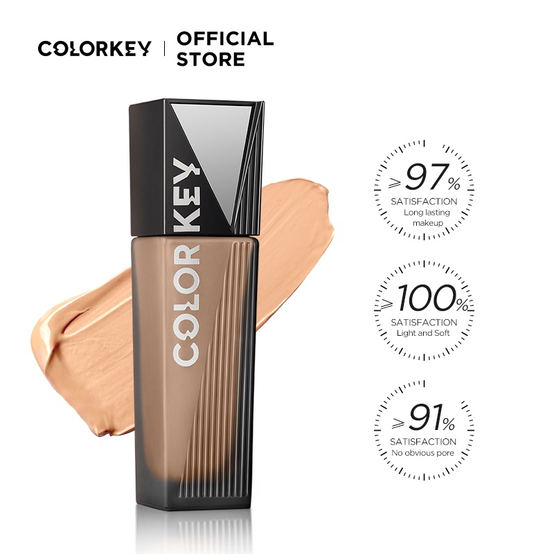 Colorkey Black Magic Cube Liquid Foundation 24H Long-Lasting ...