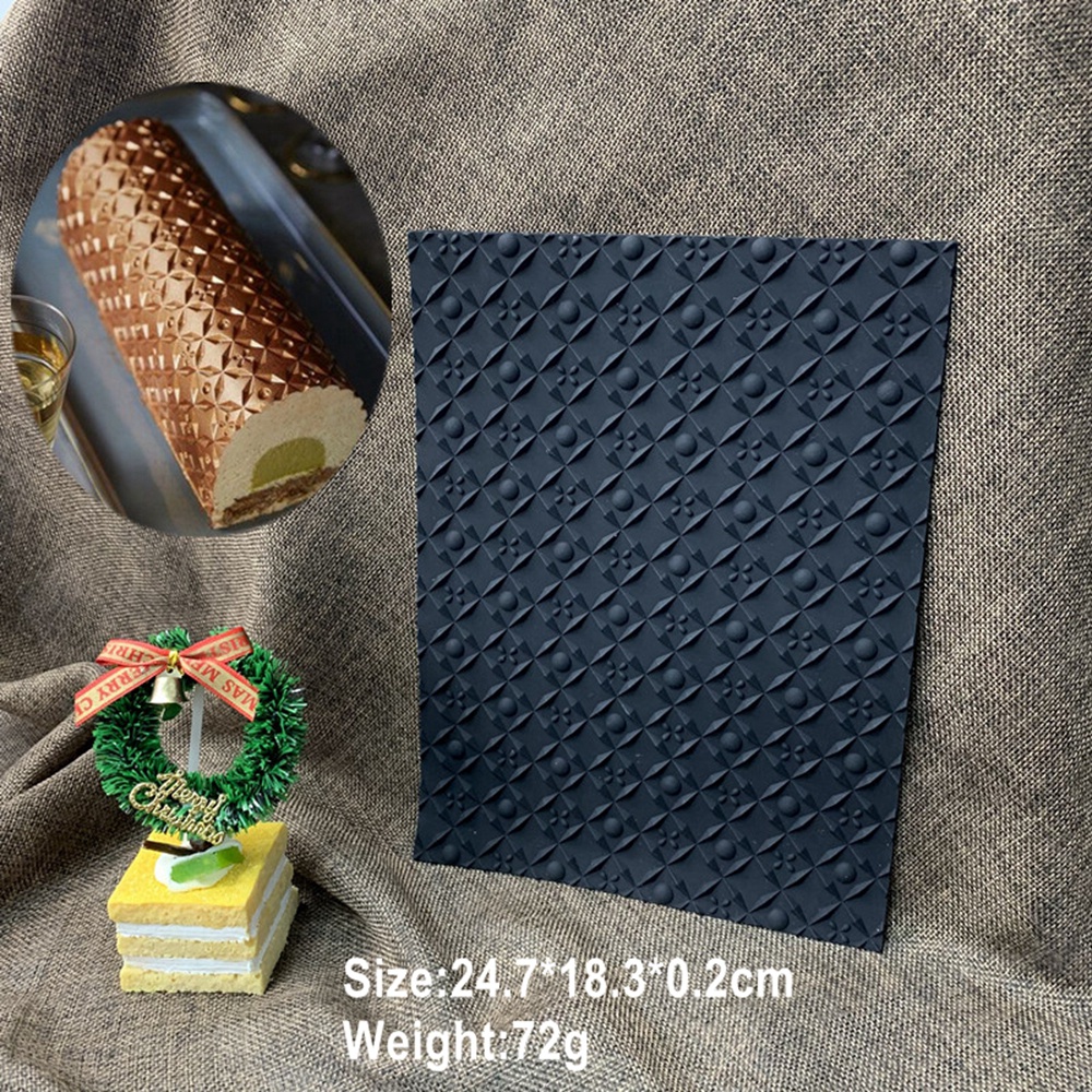 Silicon Moldes Silicone Mat Mousse Roll Dessert Swiss Roll Texture Mat ...