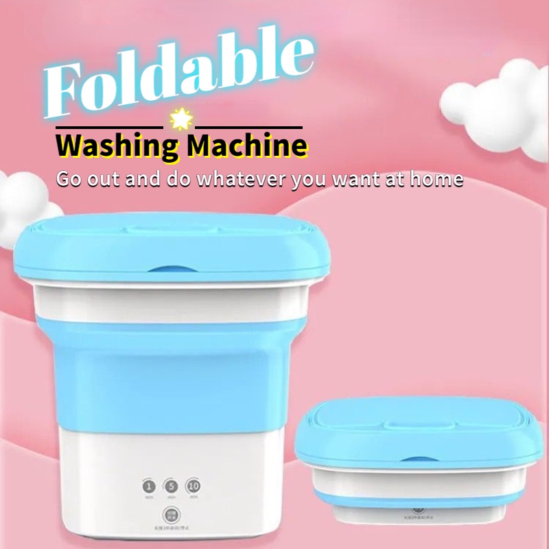 [SG READY STOCK] Portable Washing Machine Big Capacity Foldable ...