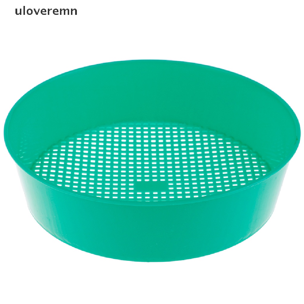 uloveremn 1pc Plastic Garden Sieve Riddle Green For Composy Soil Stone ...