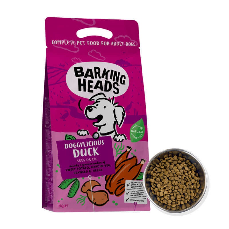 Barking Heads Doggylicious Duck With Sweet Potato,Vegetable & Seaweed ...