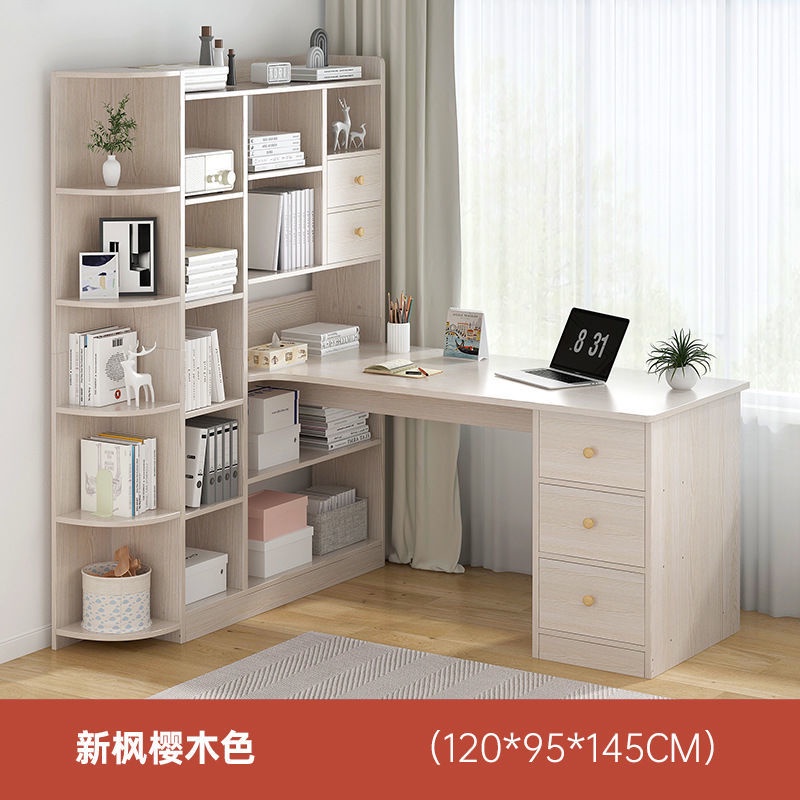【In stock】2-level Bookshelf desk / With the drawer / Office desk ...