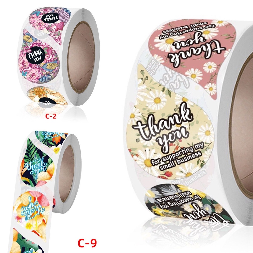 Food Label Sticker Writing thank you For Your Order/Sticker Packing ...