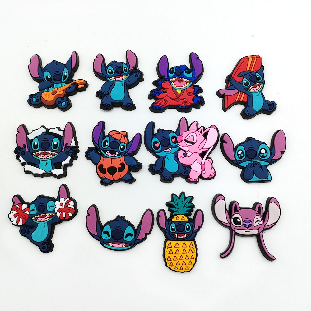 【New Stitch Series】New Cartoon Stitch Graffiti Croc Jibz Shoe Charms ...