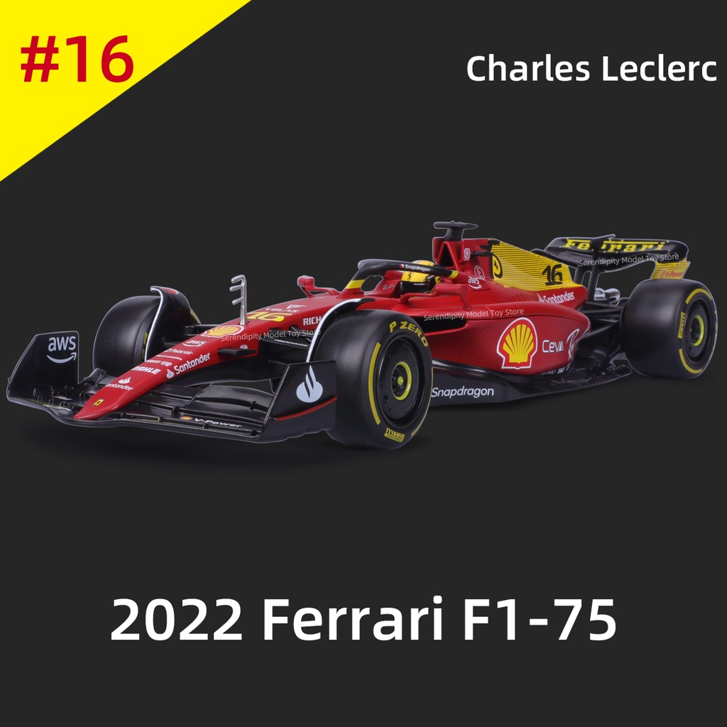 Bburago 1:18 2022 Ferrari F1-75 Monza SF21 #16 #55 2020 SF1000 #5 F1 ...