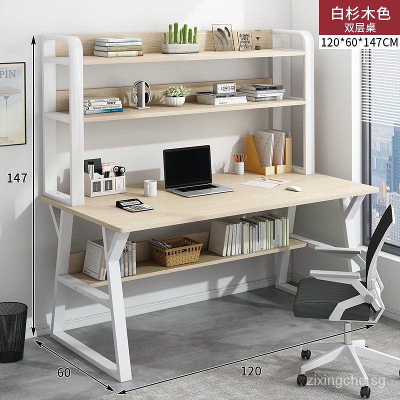 【In stock】CLAXTON Simple Student Table And Bookshelf Combination ...