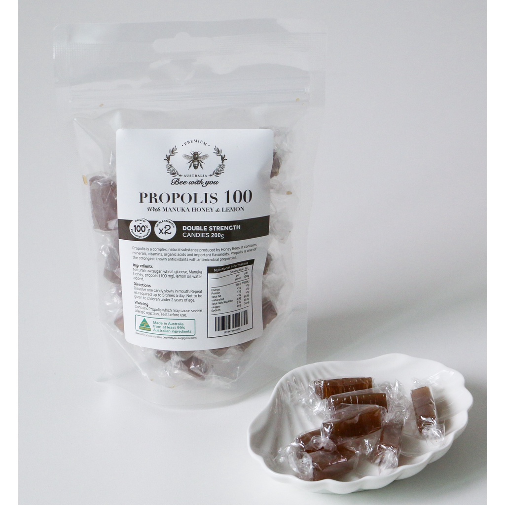 [BEE WITH YOU] Propolis manuka honey mgo 300+ candy from australia ...