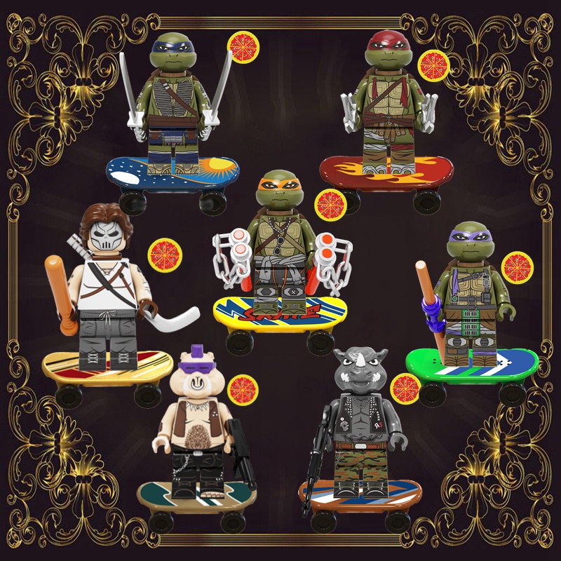 Leo Raph Mikey Don Splinter Birthday Gift Education Toys For Children ...