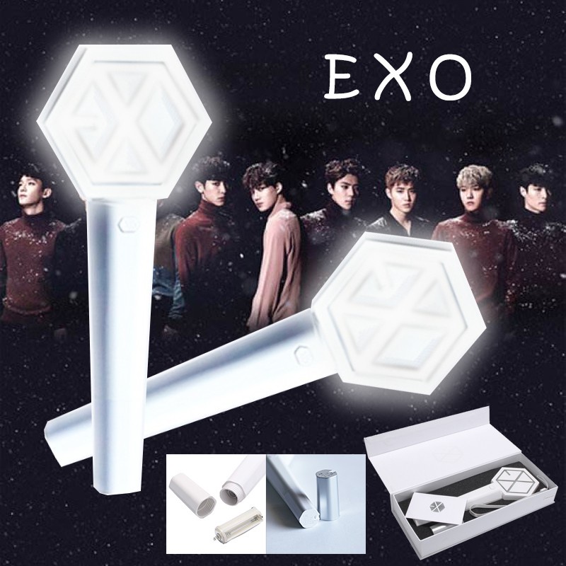 Kpop EXO Lightstick for Life Ver.2 White Light Stick Lamp Gifts ...