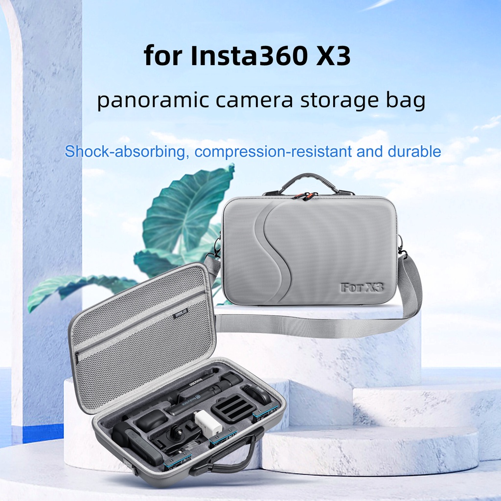 Portable Shoulder Bag for Insta360 One X3 Accessories Storage Bag PU ...