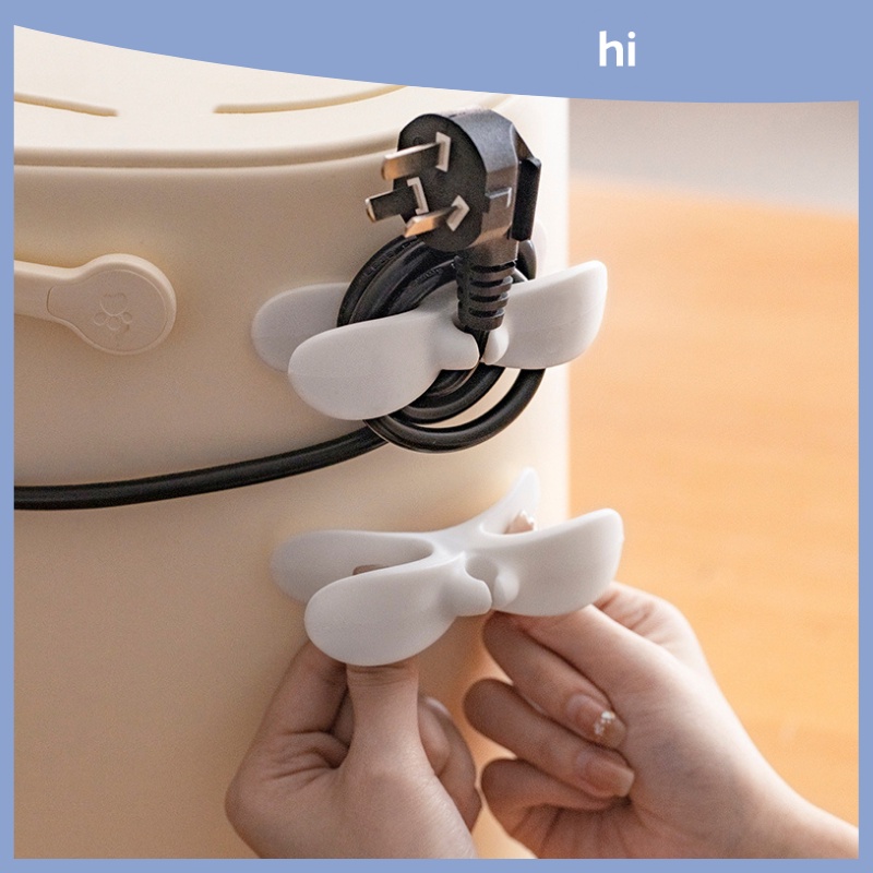 HI HOMES Wire Conditioner Power Cord Clamp Kitchen Wall-Mounted Plug ...