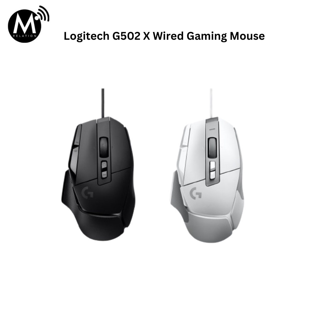 Logitech G502 X Wired Gaming Mouse - LIGHTFORCE hybrid optical ...
