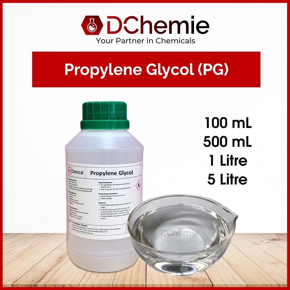 Propylene Glycol / PG [100g - 5kg] - Cosmetics / Perfume / Solvent ...
