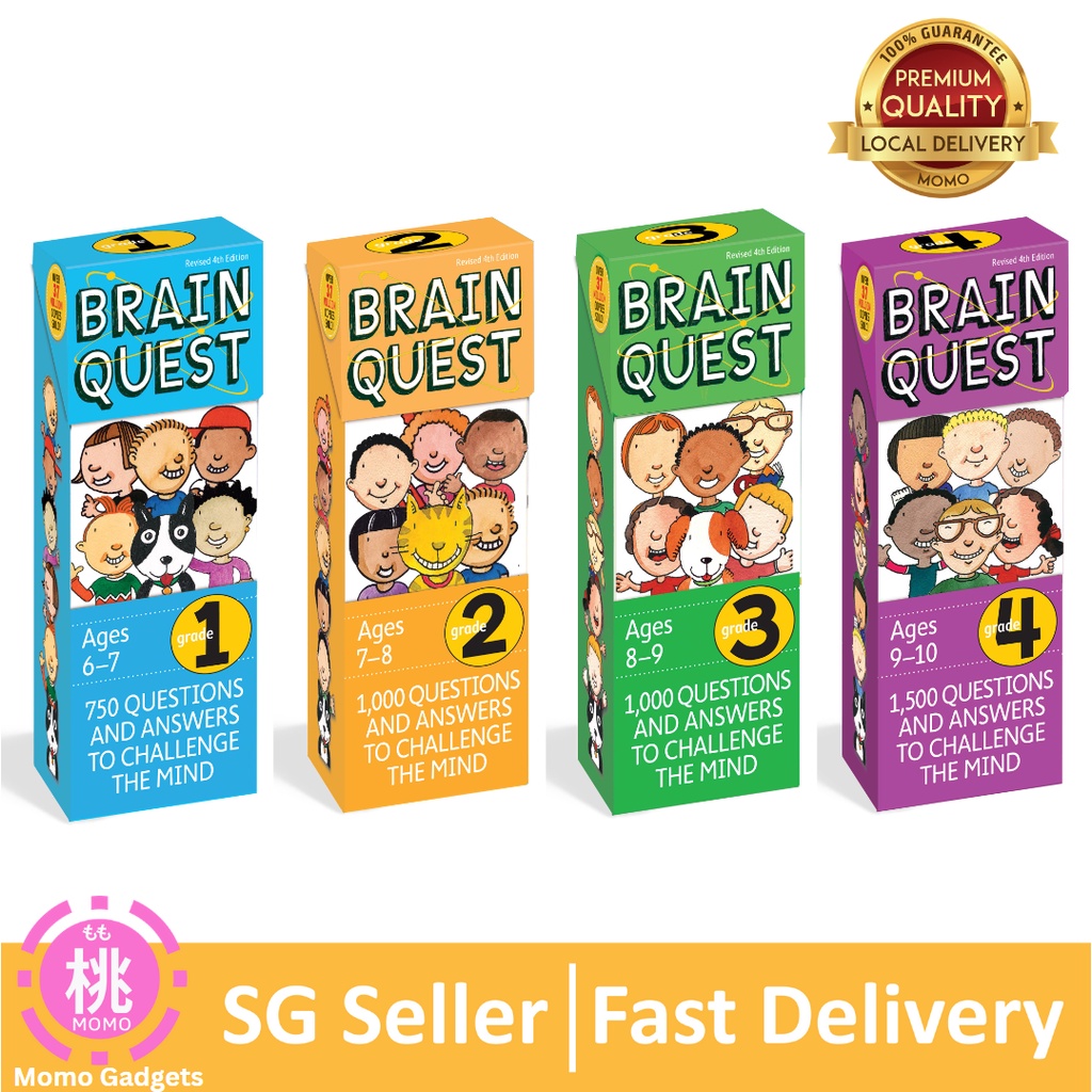 Brain Quest 1st Grade /2nd Grade / 3rd Grade / 4th Grade Q&A Cards ...