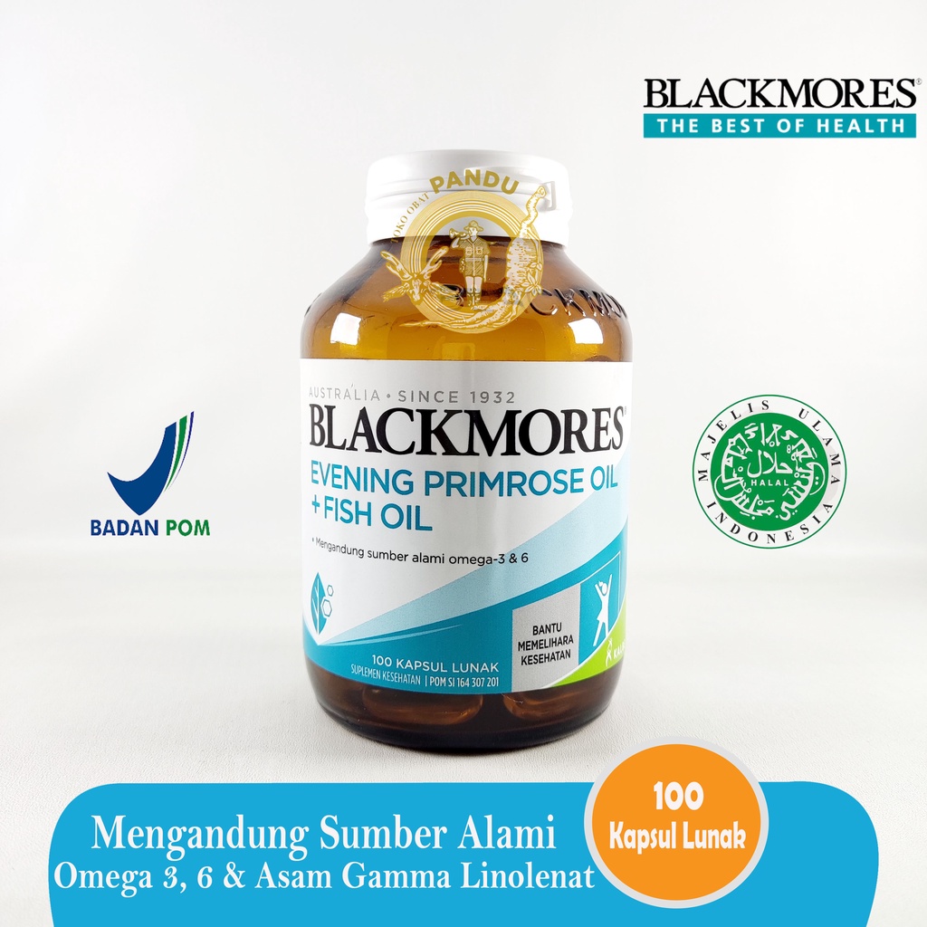 Blackmores EVENING PRIMROSE OIL + FISH OIL (100 capsules) | Shopee ...
