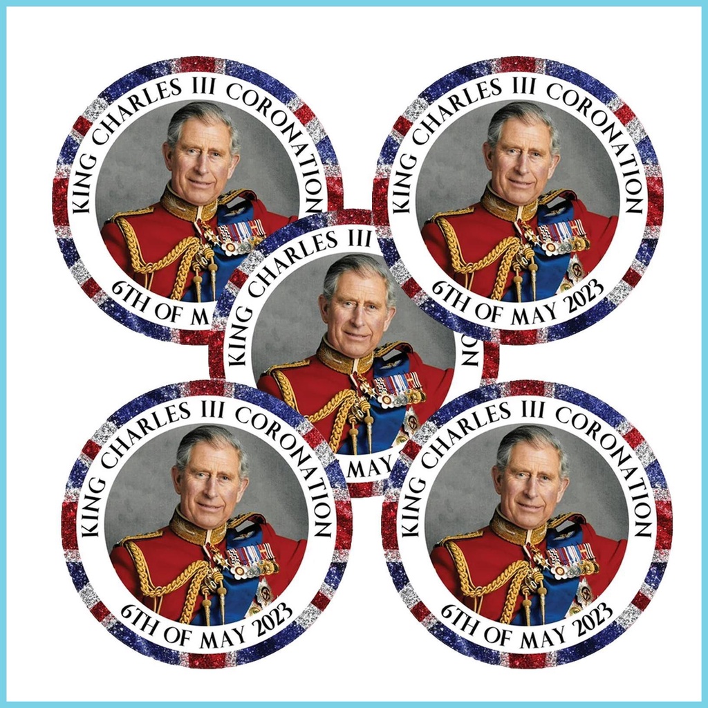 Charles III Sticker King Charles III of England Britain Sticker God ...