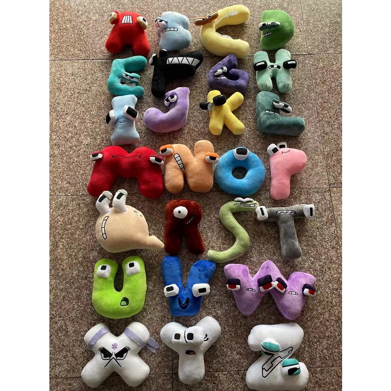 J03 2022 New 19-24cm Alphabet Lore Plush Toy A-Z Stuffed Plushie ...