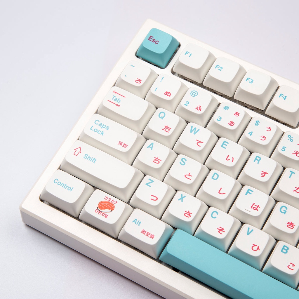 YUNZII Sushi Dye Sub PBT 121 Full Keys Dye Sublimation PBT Custom ...
