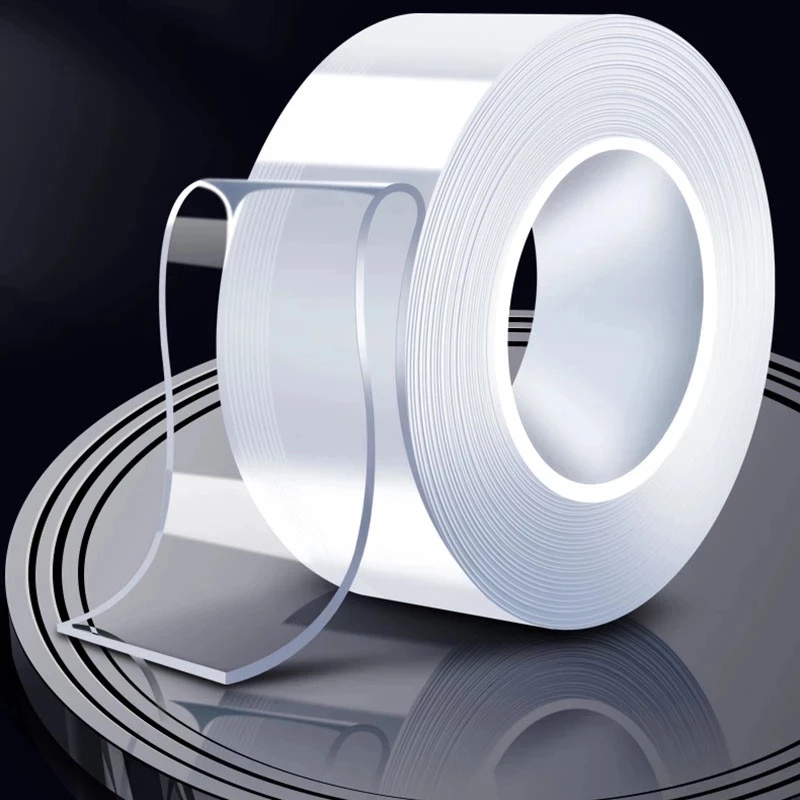 Waterproof Transparent Double Sided Nano Tape Reuse Home Tapes ...