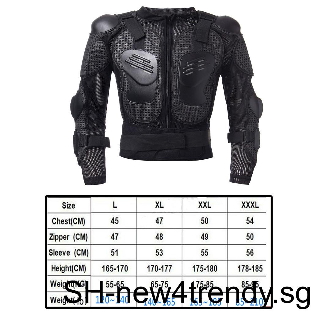 Men Full Body Motorcycle Jacket Armor Motocross Racing Protective Gear ...