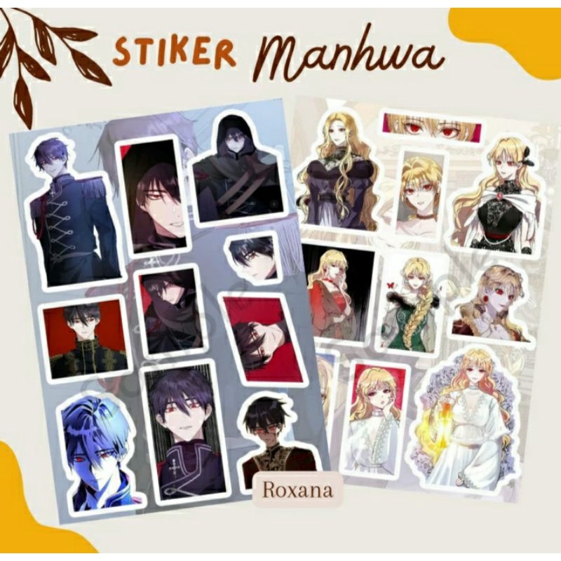Sticker Manhwa Roxana Waterproof Waterproof/Sticker A6 korea Deon ...