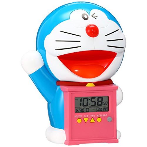 SEIKO JF374A Alarm Clock Table clock Doraemon Character type Talking ...