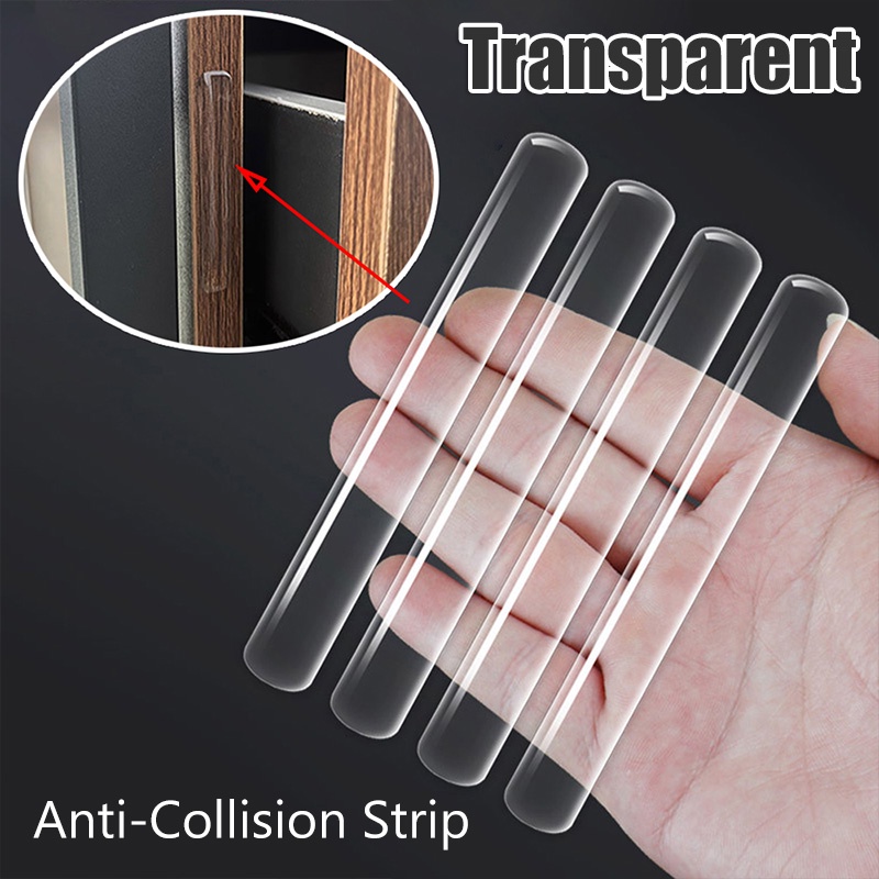 Invisible Clear Silicone Door Anti-Collision Sticker Traceless ...