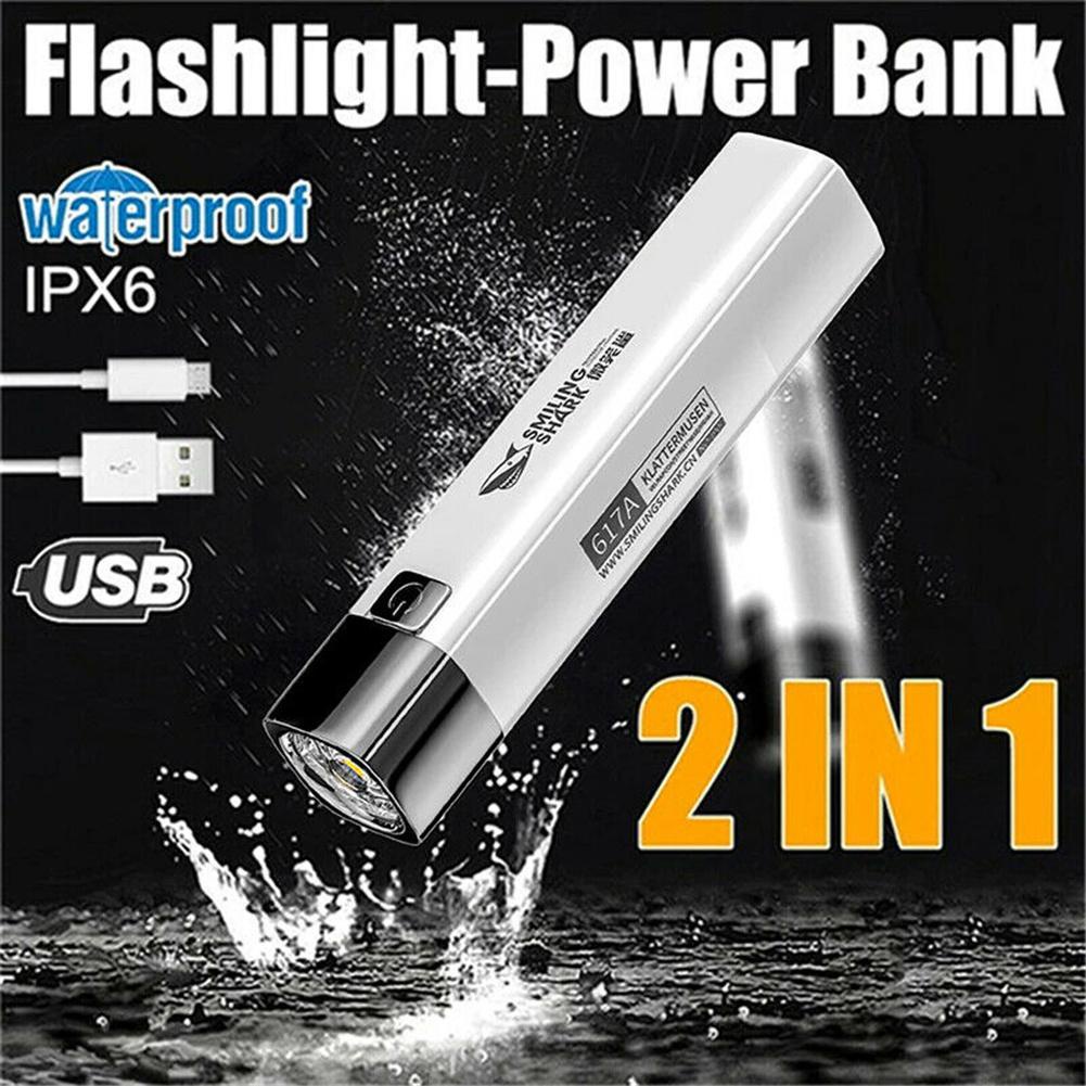 New 2 IN 1 9990000LM Ultra Bright Tactical LED Flashlight Mini Torch ...