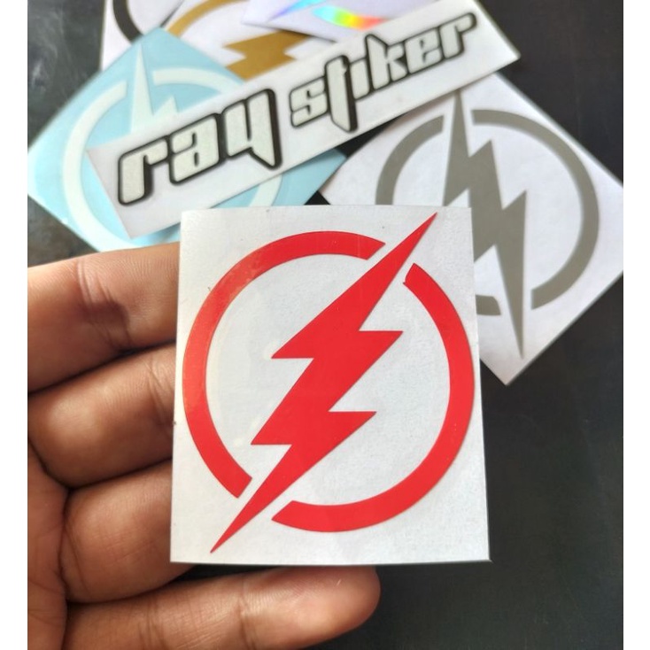 LIGHTNING LOGO CUTTING STICKER | Shopee Singapore
