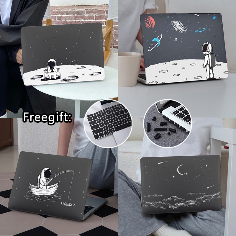 Fashion Astronaut Print Case with Keyboard Cover + Dust Plug for 2023 ...