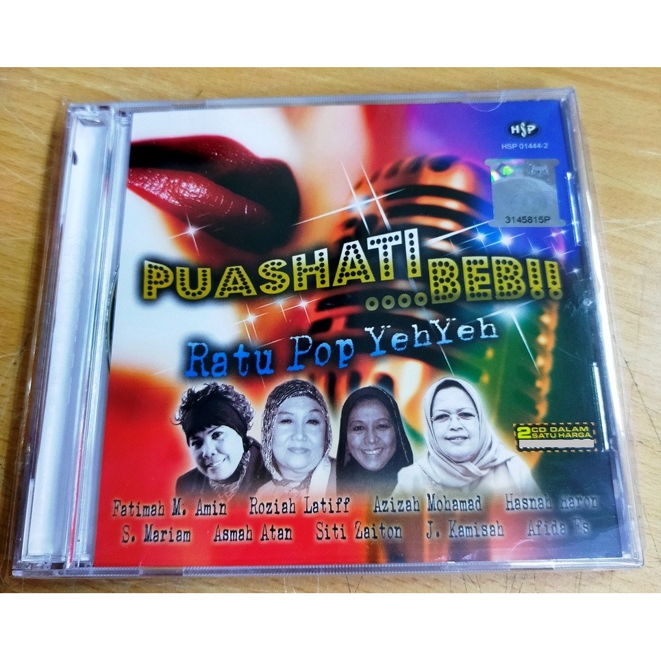 Satisfied Heart Beb!!! Ratu Pop Yeh Yeh 2CD Afida Fatimah M AminRoziah ...