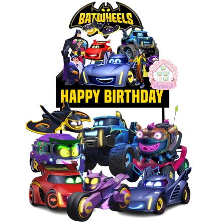 Batwheels CAKE TOPPER | Shopee Singapore