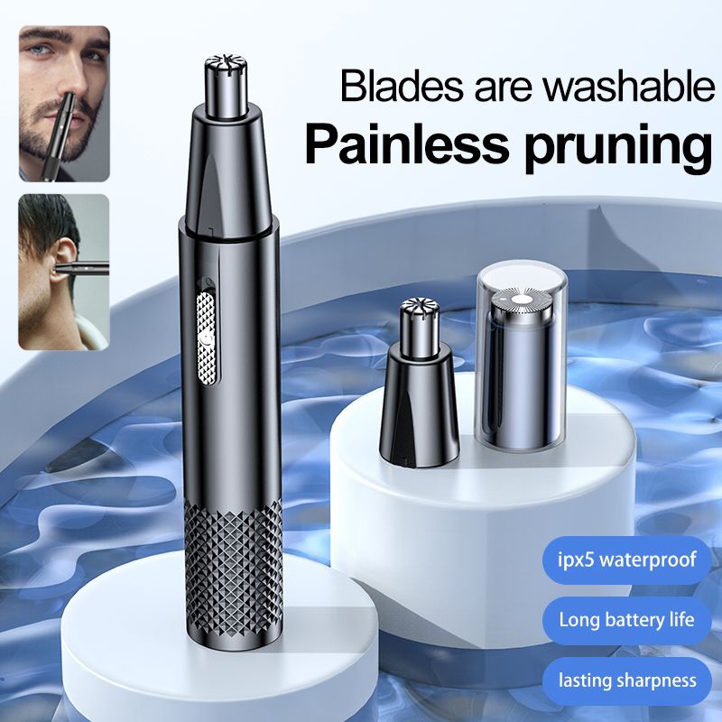 2 In 1 Electric Shaver Nose Hair Trimmer Men Portable Car Travel ...