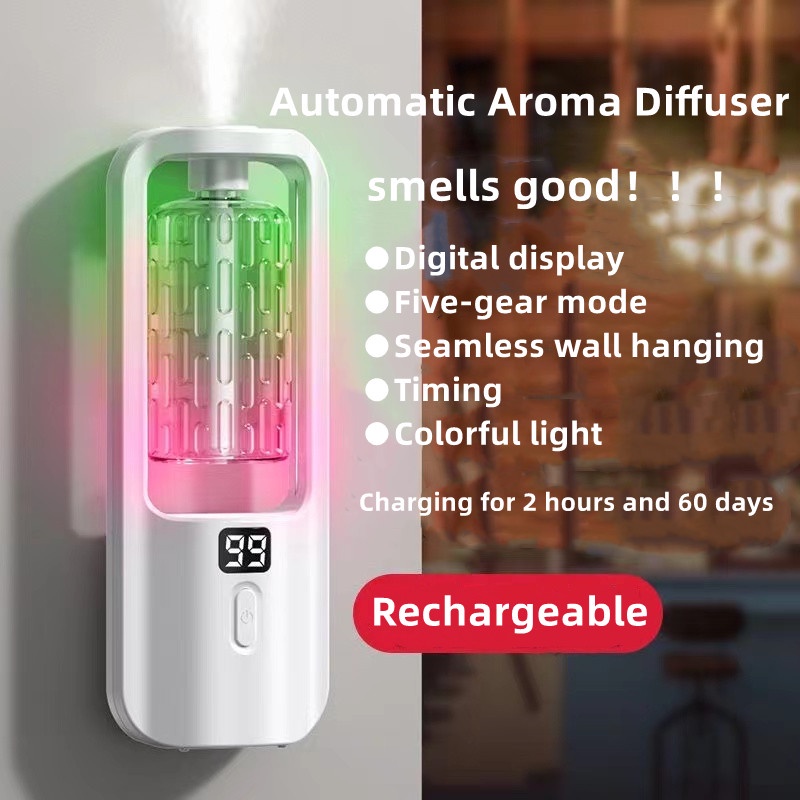 Digital display Rechargeable air freshener toilet fragrance Fragrance ...