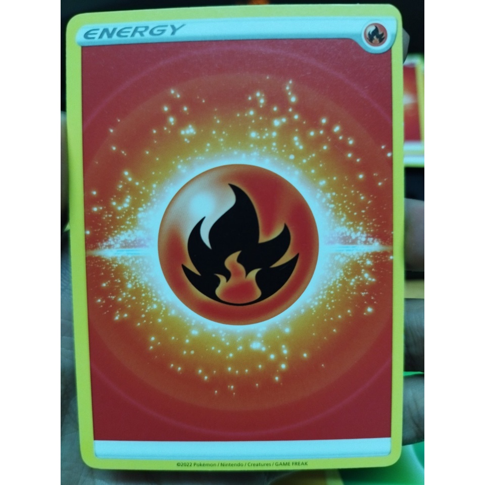 Genuine Pokemon TCG Card Energy Fire | Shopee Singapore
