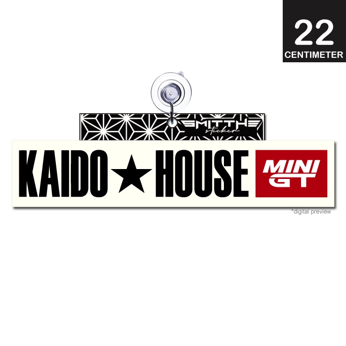 Kaido HOUSE MINIGT Cutting Sticker Decal Waterproof | Shopee Singapore