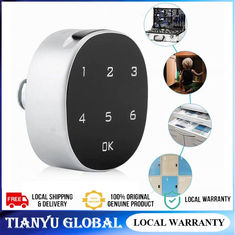 6 Digital / Finger Print WT Smart Keyless Digital Password Lock Touch ...