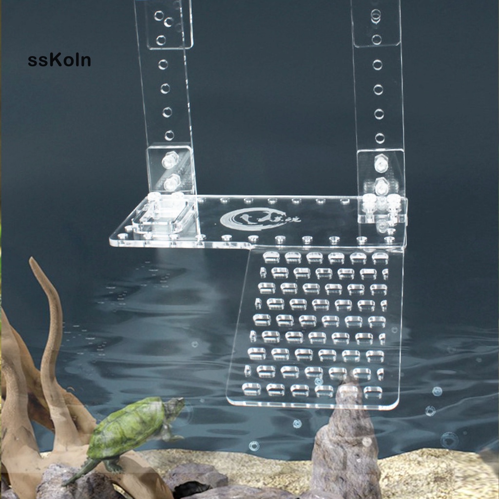SSK_ Adjustable Tortoise Ramp for Small Animal Turtle Climbing Stand ...