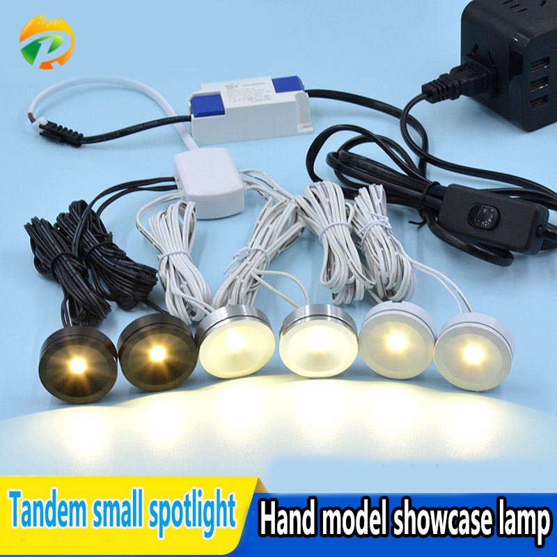 1W mini spotlights LED jewelry showcase lights counter display lights ...