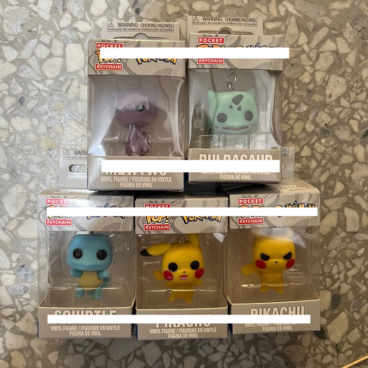 Funko Pop Keychain Pokemon - Pokémon Pikachu Squirtle Bulbasaur Mewtwo ...