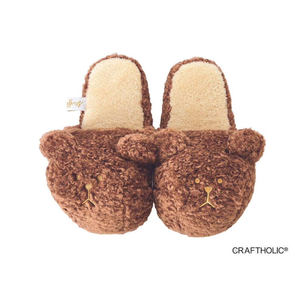 CRAFTHOLIC Slipper - Stuffed Craft Curly Brown SLOTH | Shopee Singapore