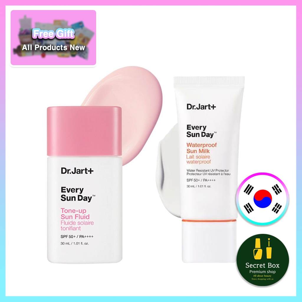 Dr. Jart+ Every Sun Day Waterproof Sun Milk / Tone Up Sun Fluid (30ml ...