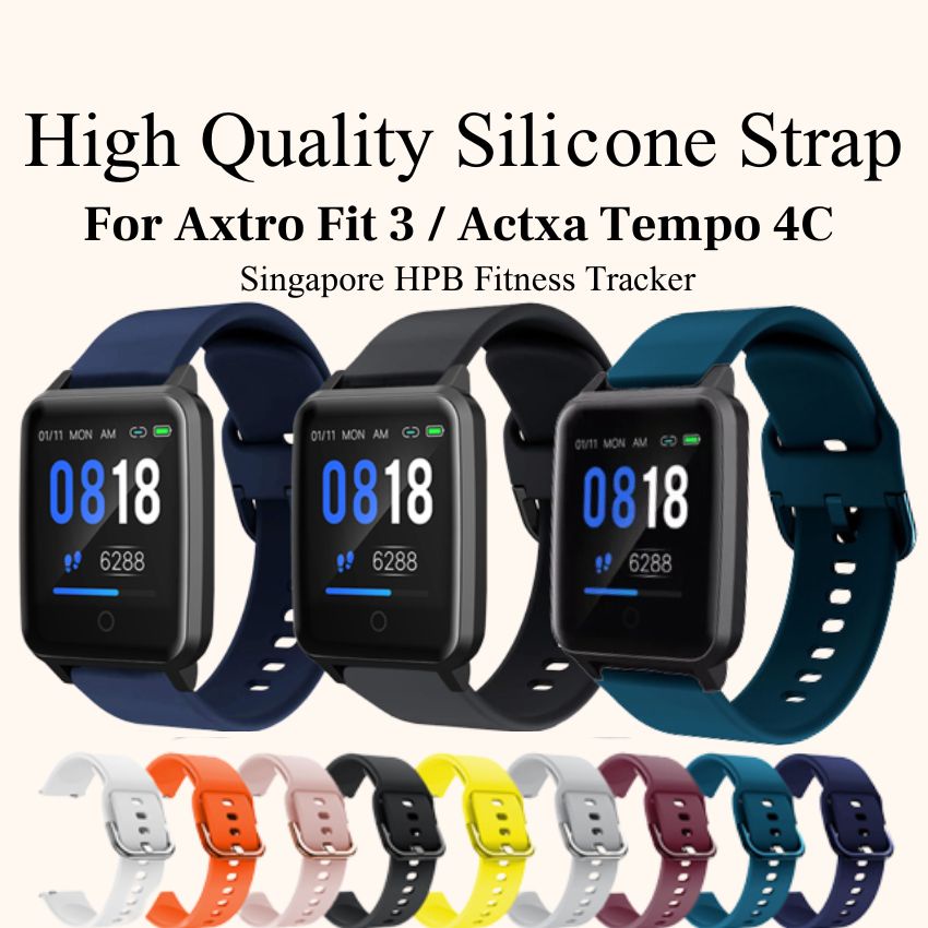 Axtro Fit 4 3 Strap High Quality Soft Silicone Band for Actxa Tempo 5C ...