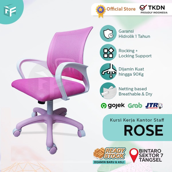 Rose Staff Office Work Chair (Pickup showroom) | Shopee Singapore