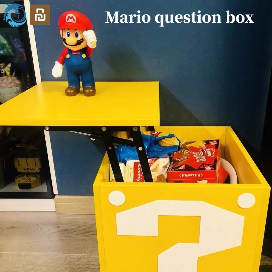Xiaomi Youpin Mario Question Mark Box Model Super Paint-Free Lifting ...