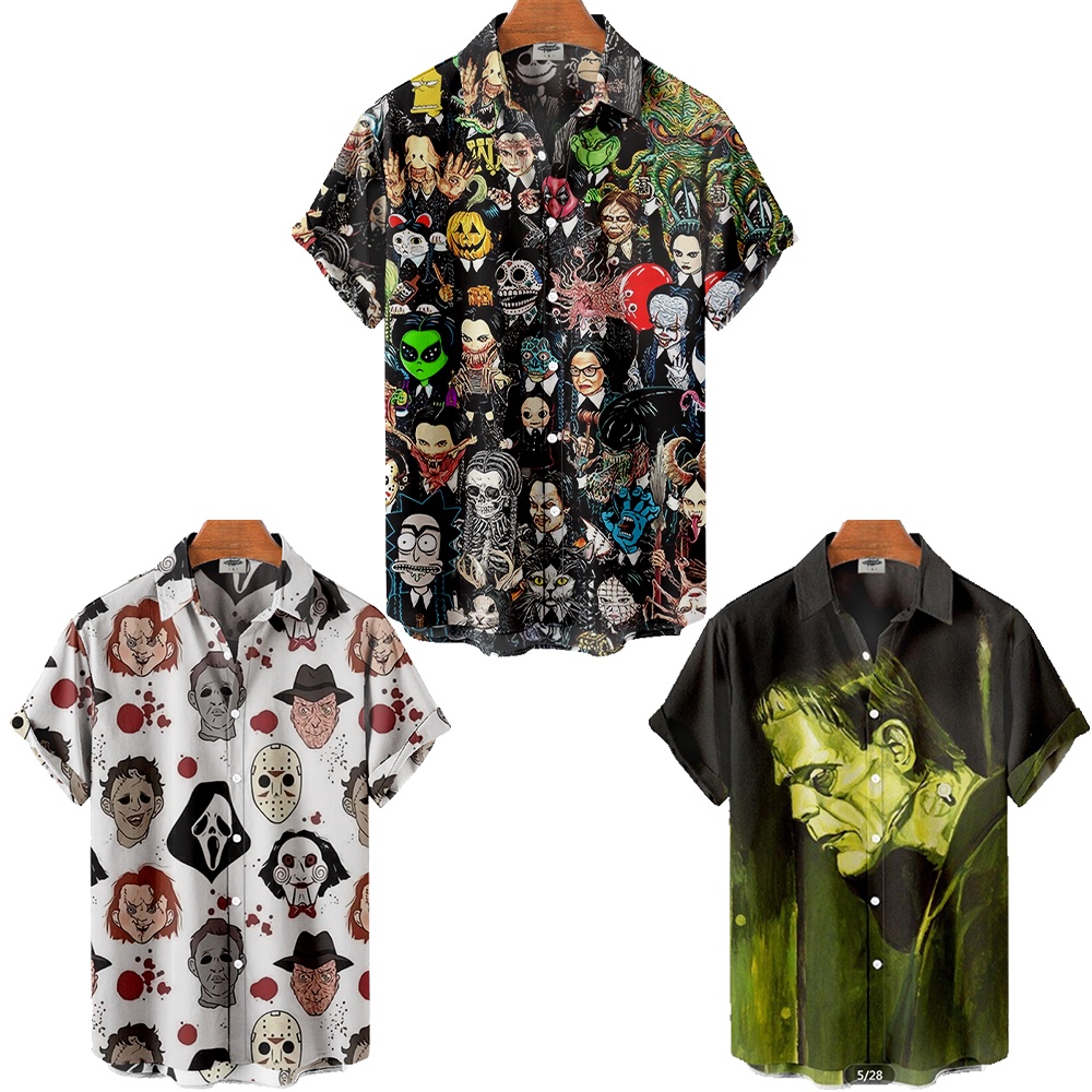 Floral Shirts Summer Fashion New Hawaiian Shirts Men's/Women's Tops 3D ...