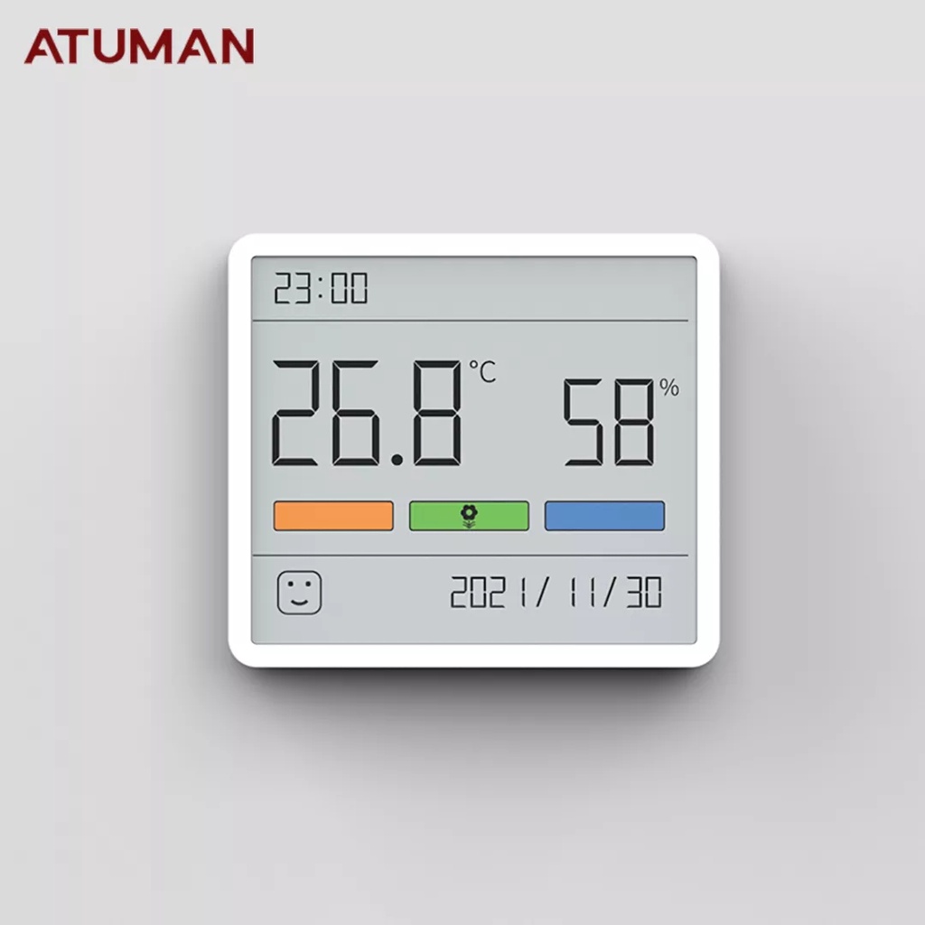 Xiaomi Duka Atuman Mute Temperature And Humidity Clock Home Indoor High ...