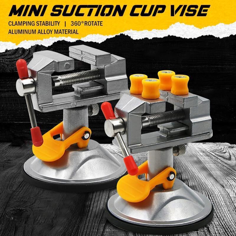 (Ready Stock)Nailed Mini Bench Vise360 Degree Rotatable Small Table ...