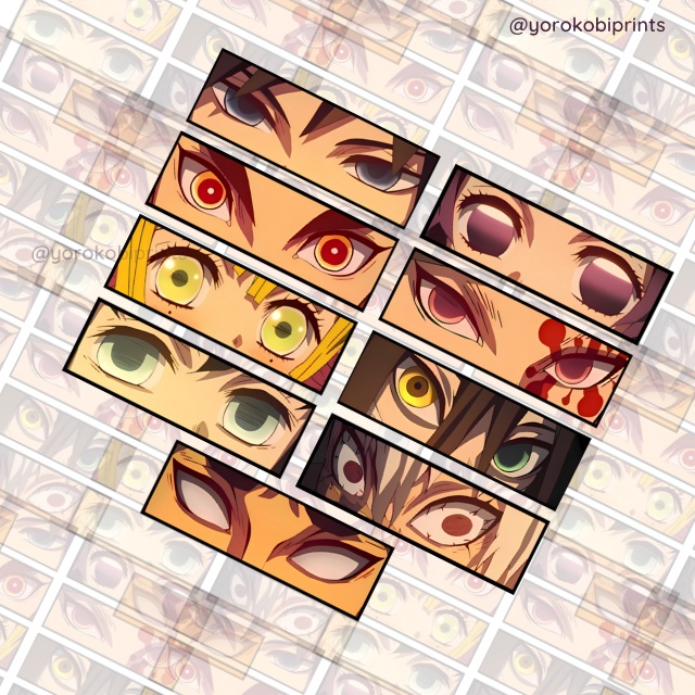 Demon Slayer: Kimetsu no Yaiba - Hashira / Pillars - Eye Slap ...