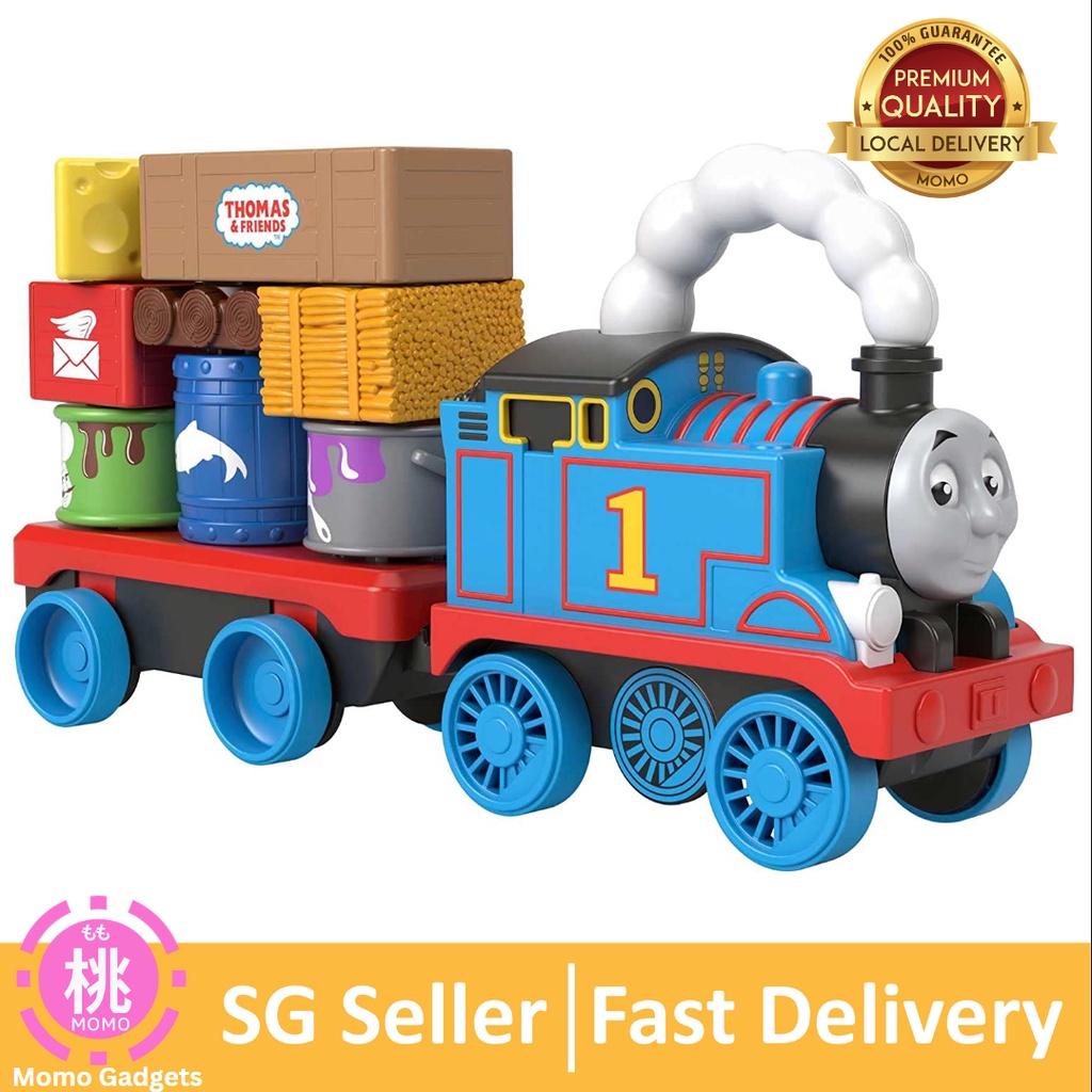 Thomas & Friends Wobble Cargo Stacker Train, Push-Along Engine with ...